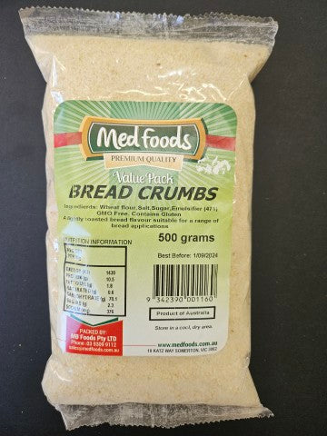 Bread Crumbs | 500g | Medfoods – YourGrocer